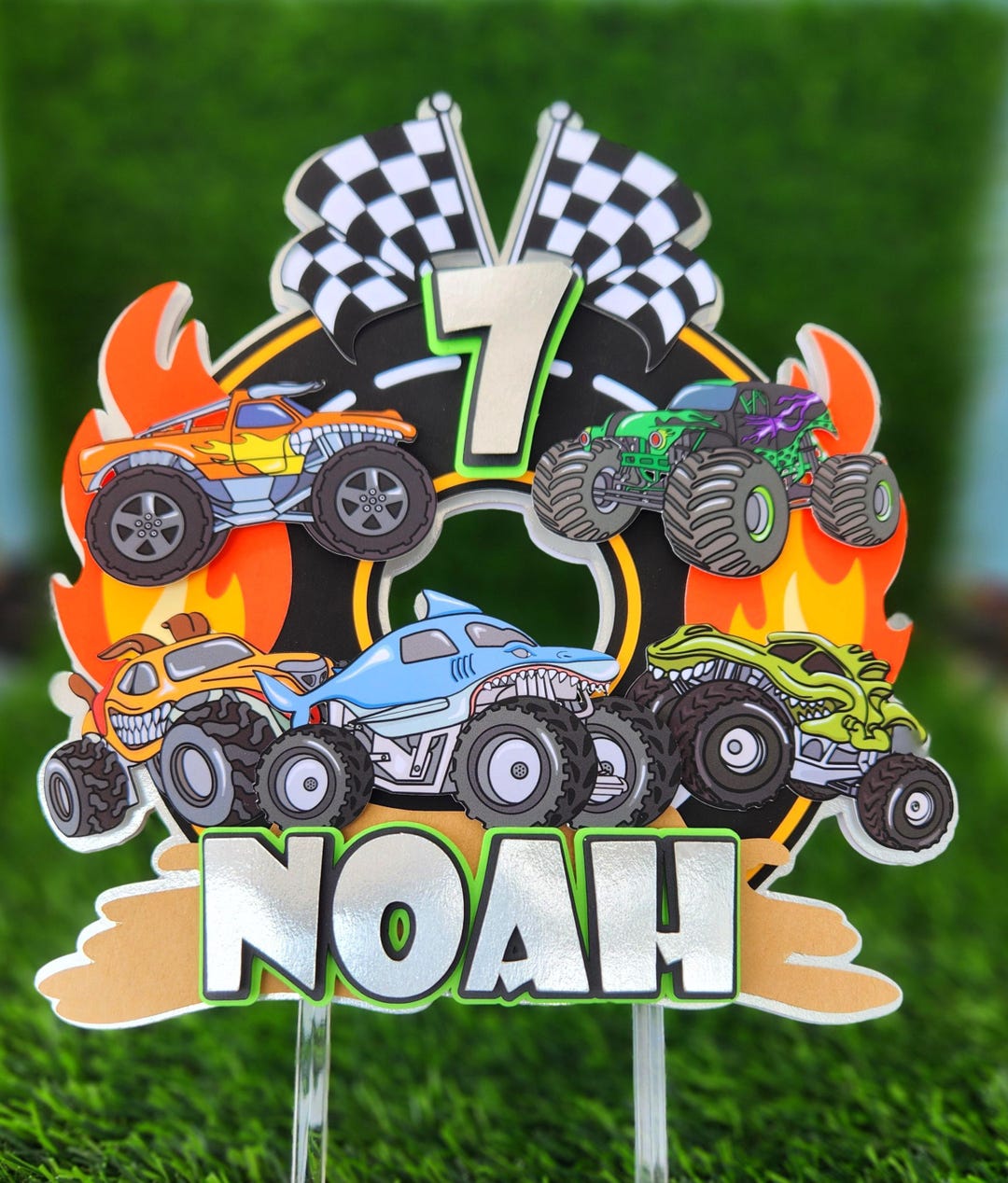 Trucks Cake Topper - Etsy
