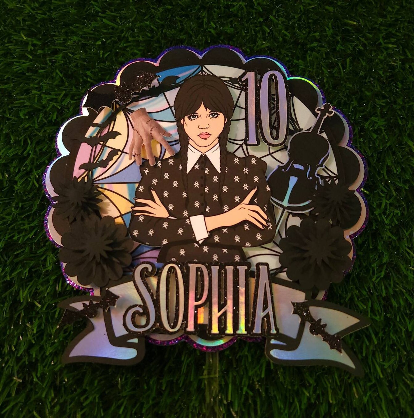 Wednesday Cake Topper - Etsy