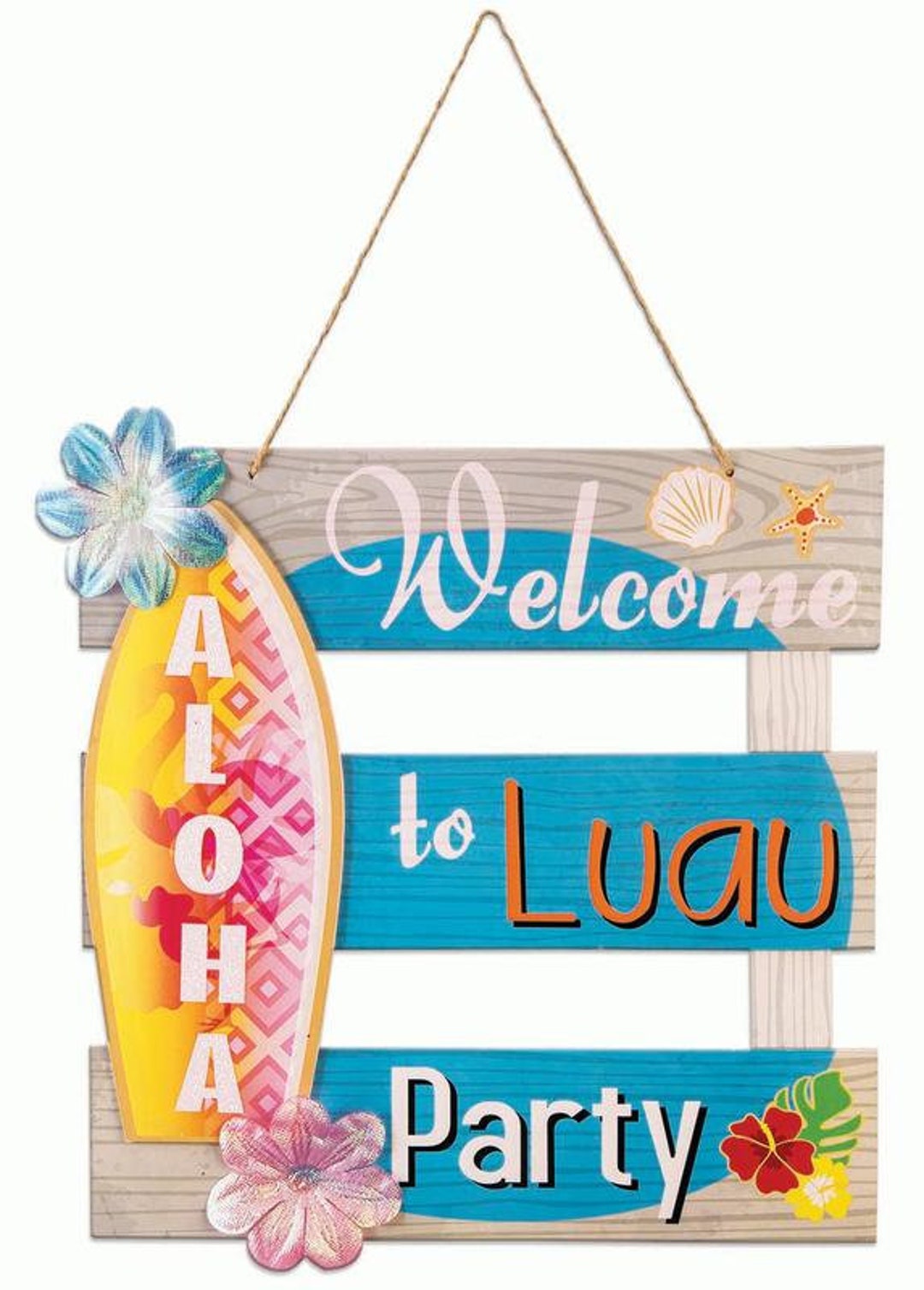 Welcome to Luau Party Sign - Etsy