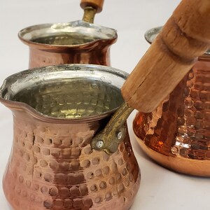 Turkish Coffee Pot Set | Cezve Set | Coffee Maker | Copper Coffee Pot ...