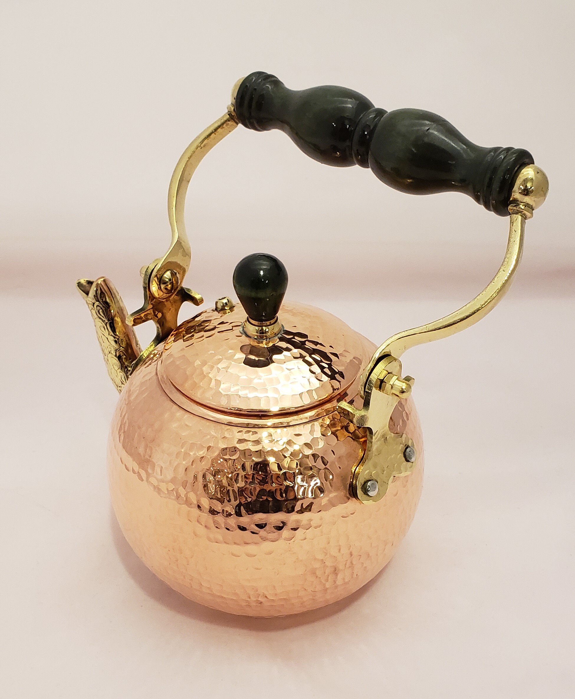 Handmade Round Copper Kettle - Etsy