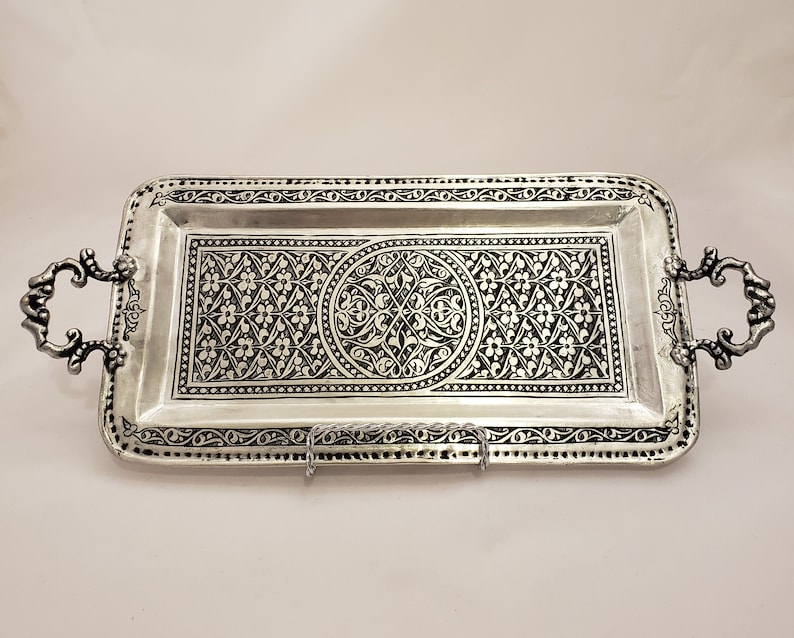 Handmade Patterned Rectangle Copper Tray Vintage Tray Copper - Etsy
