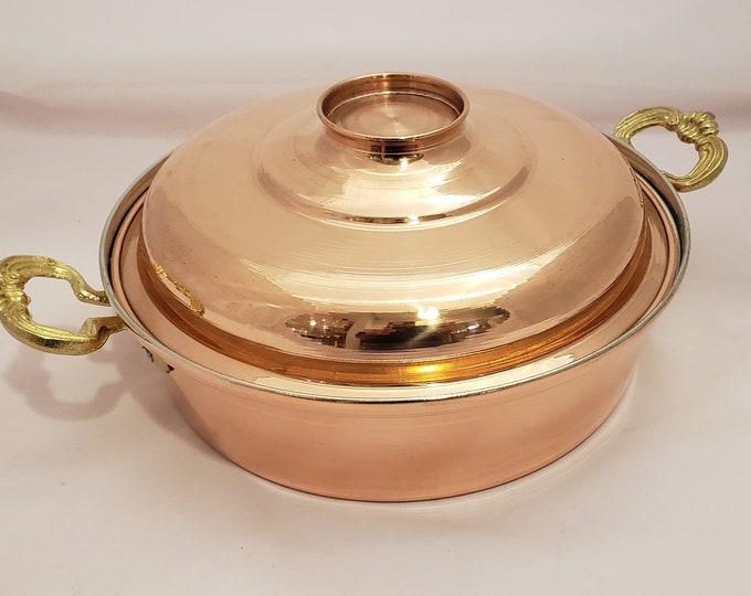 Handmade Wide Copper Pot, Copper Pot, Copperware, Copper, Pot, Hammered ...