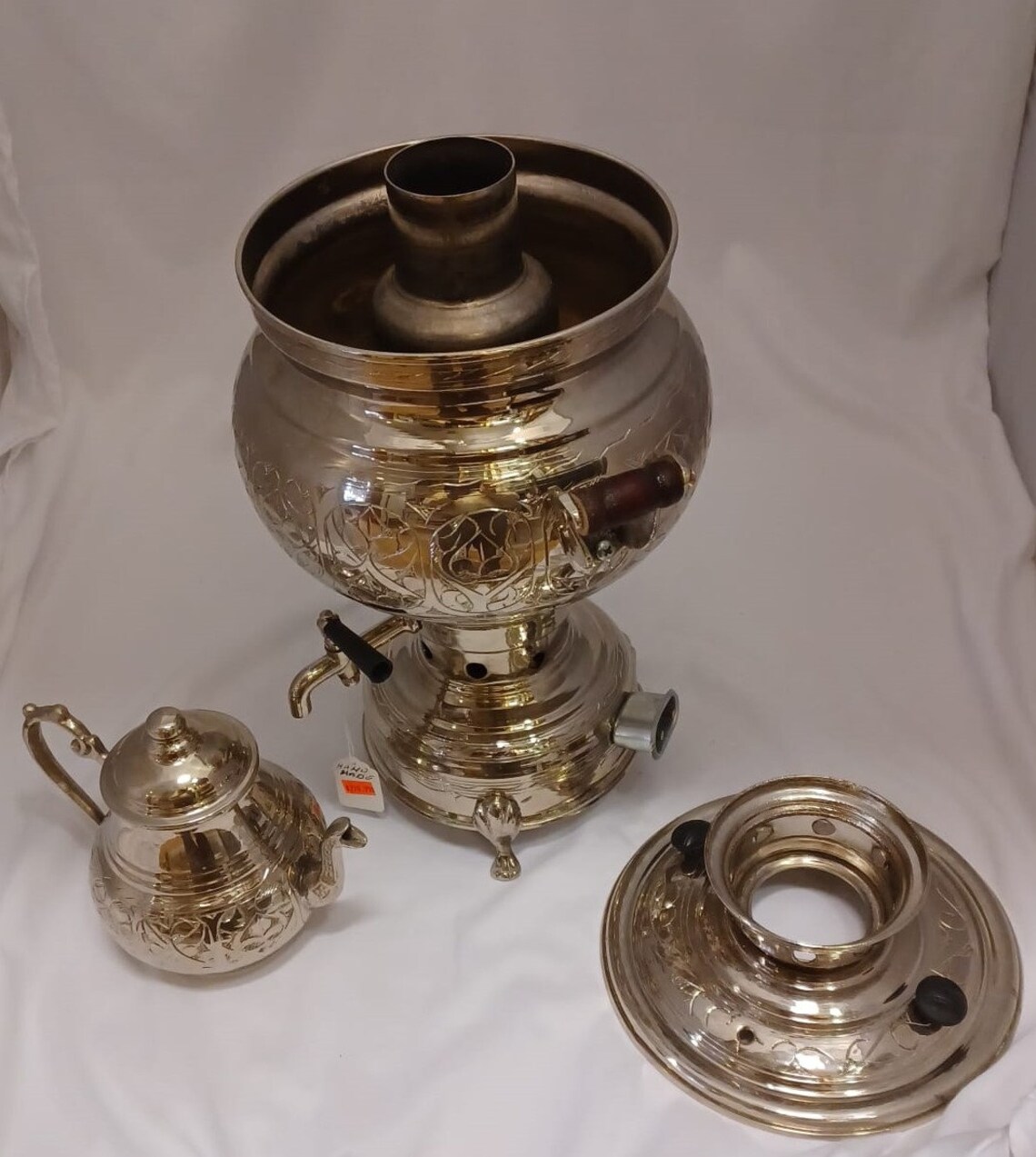 New Model, Handmade Copper Electric Turkish Samovar 220v,bakir Semaver ...