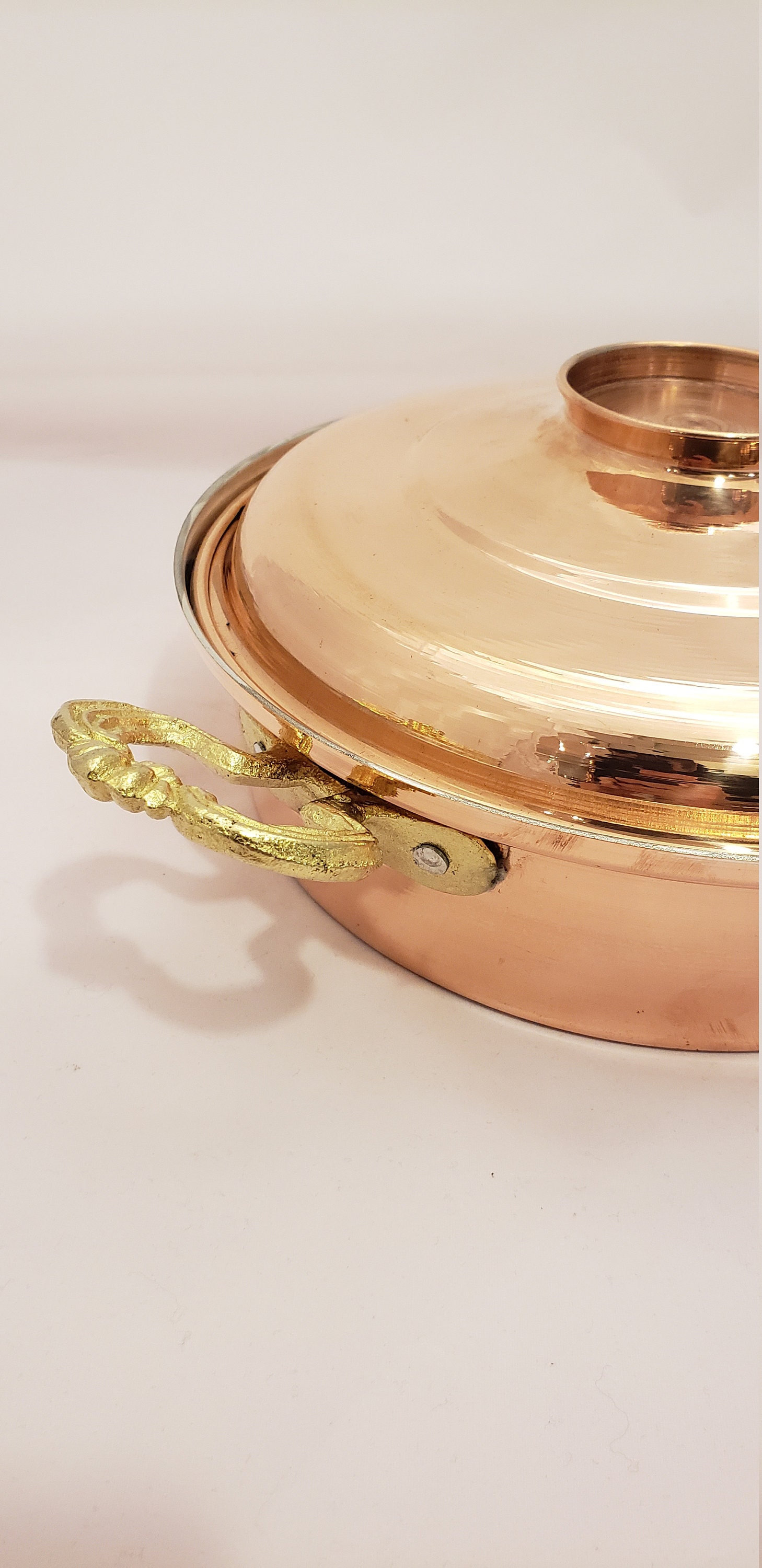 Handmade Wide Copper Pot Copper pot copperware copper pot | Etsy