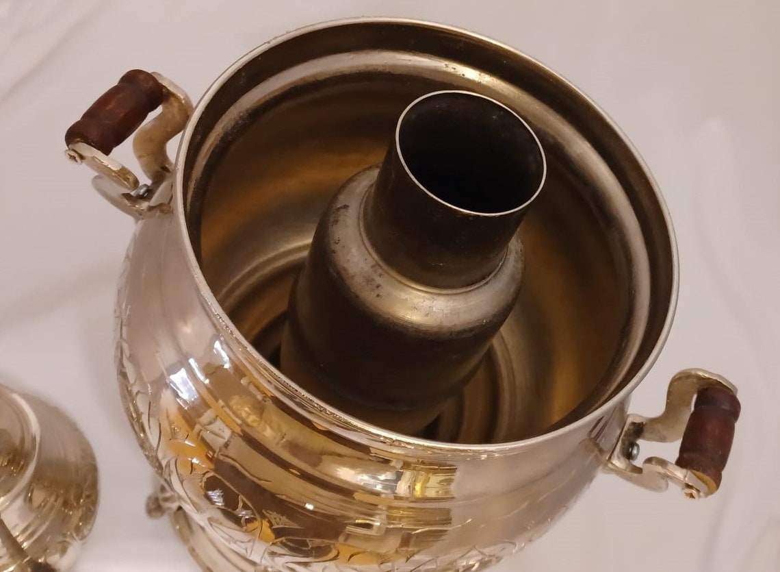 New Model, Handmade Copper Electric Turkish Samovar 220v,bakir Semaver ...