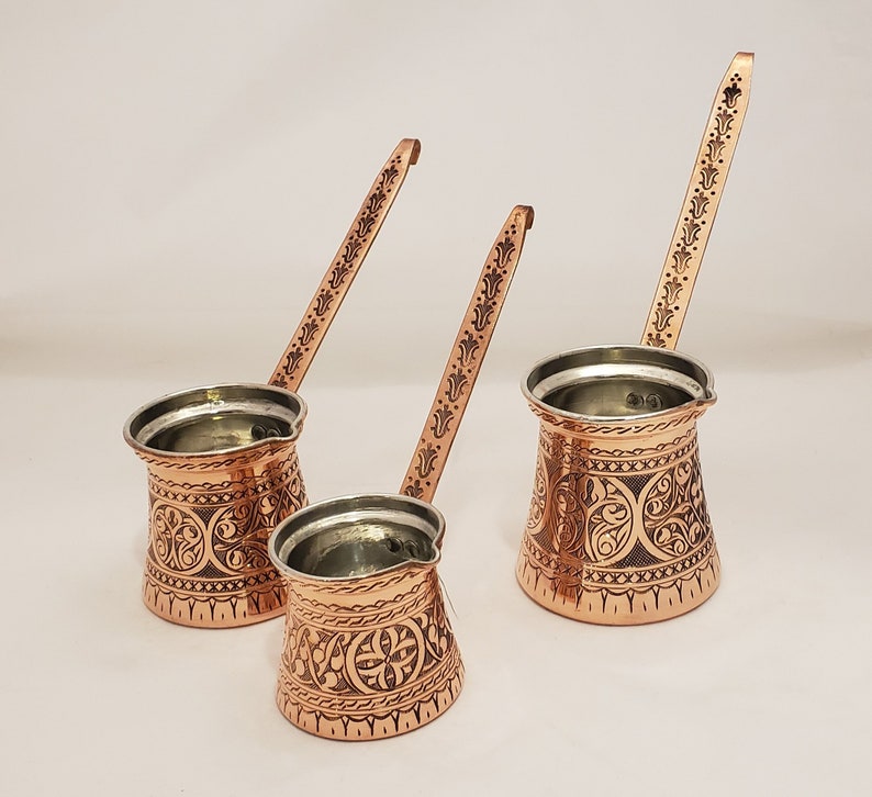 NEW Turkish Copper Coffee Maker Copper Cezve Turkish Cezve | Etsy