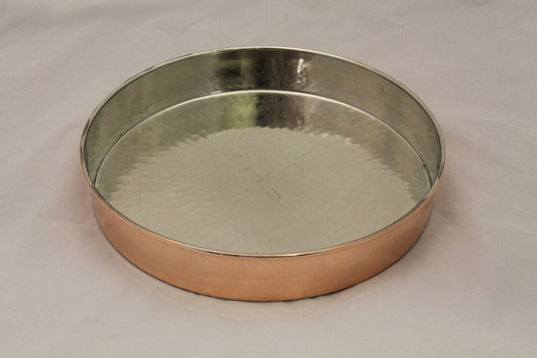 Copper Round Baking Tray | Copper Oven Pan | Turkish Copper Oven Tray ...