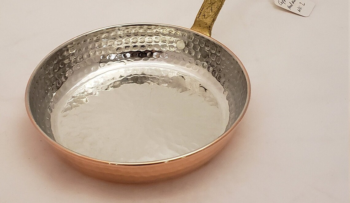 Handmade Copper Pan | Copper Pan | Frying Pan | Egg Pan | Omelette Pan ...