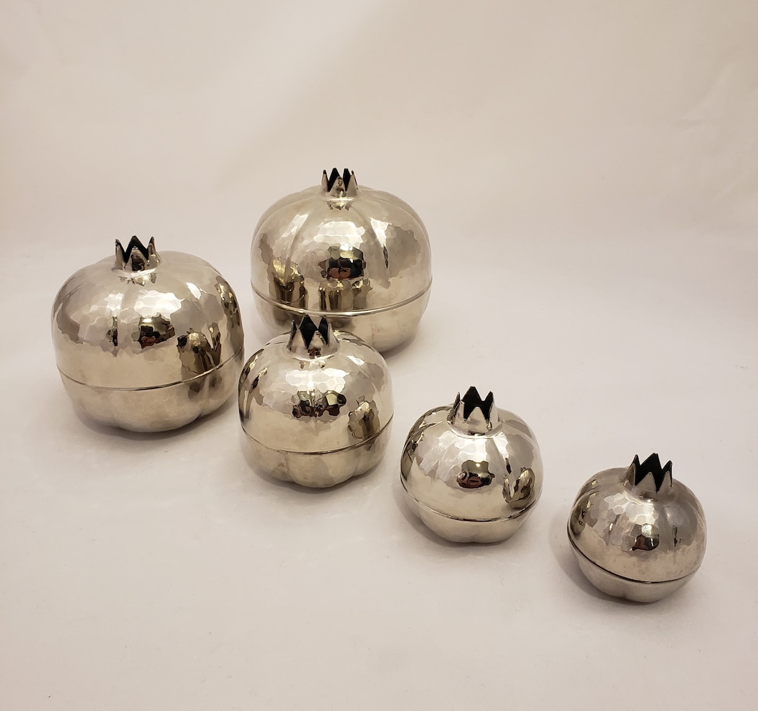 Copper Pomegranate | Pomegranate Box | Copper Décor | Shiny Pomegranate ...