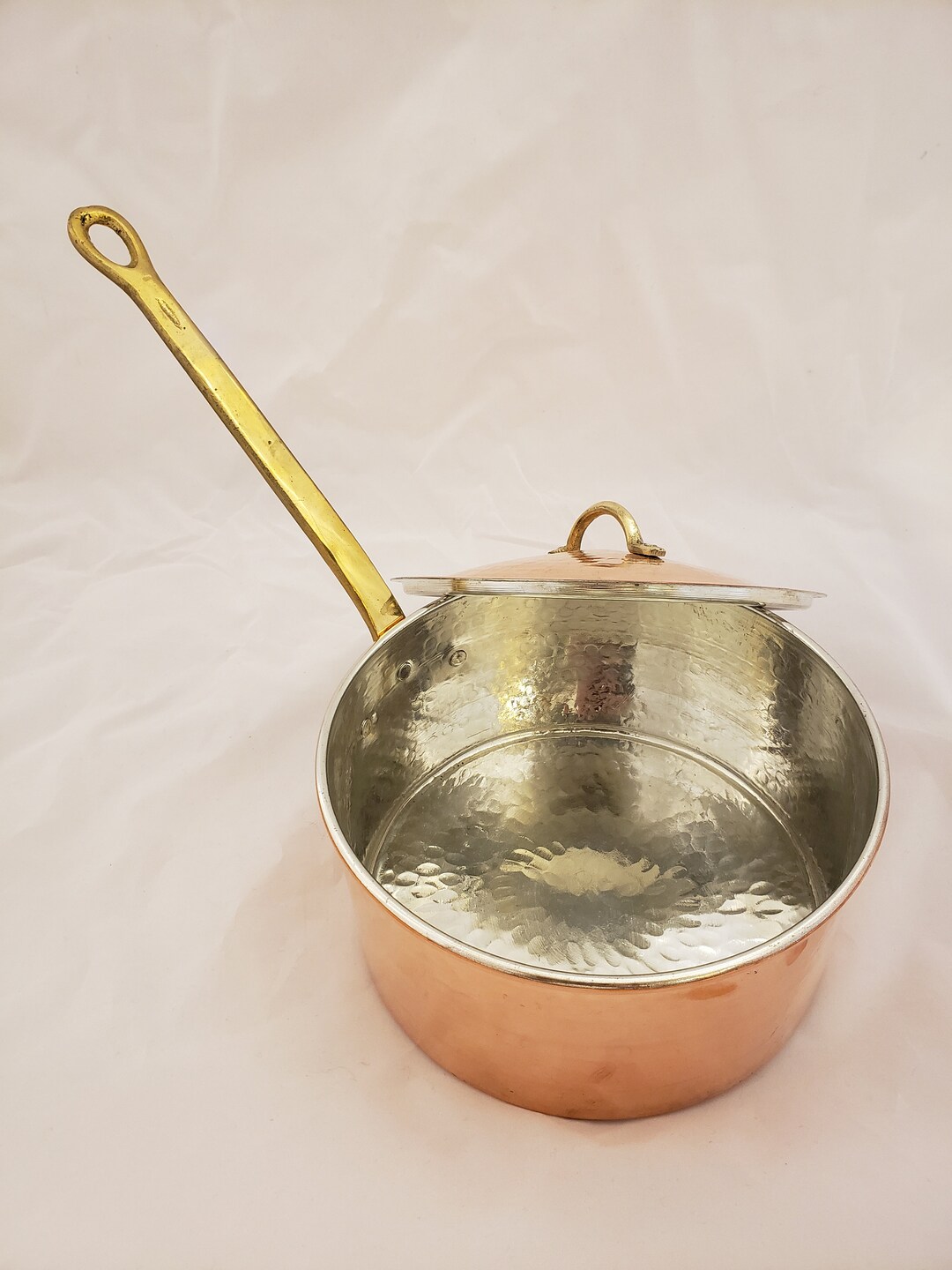 Copper Saucepan With Lid | Handmade Copper Pan | Cooking Pot | Kitchen ...