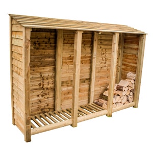 XL Log Store, Heavy Duty Pressure Treated - Etsy UK