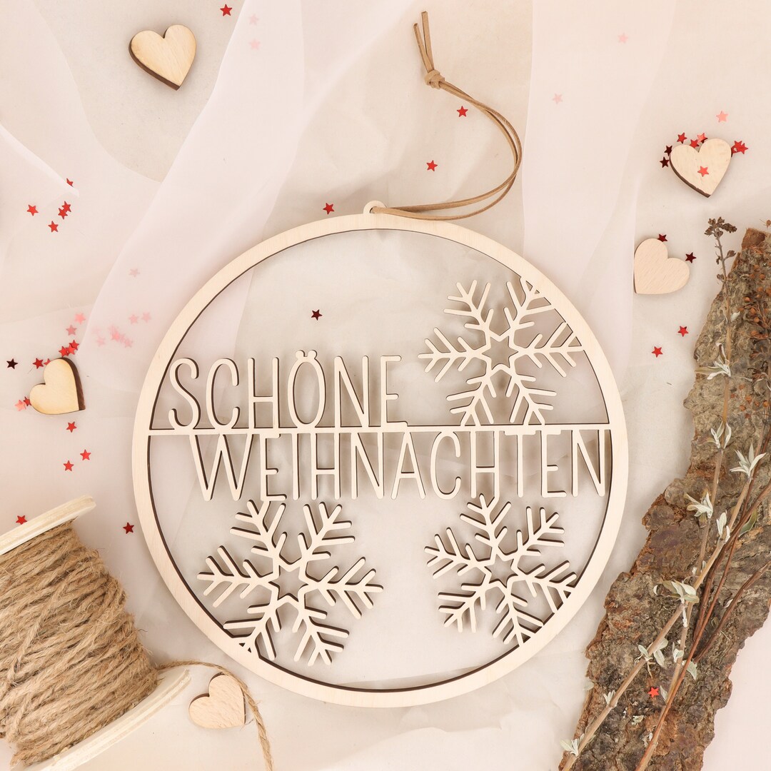 Deco Loops Wooden Decorative Hanger Wall Decoration Door Wreath for ...