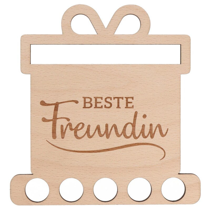 Wooden Display Money Gift "best Friend" | Money Gift | Voucher | Gift ...