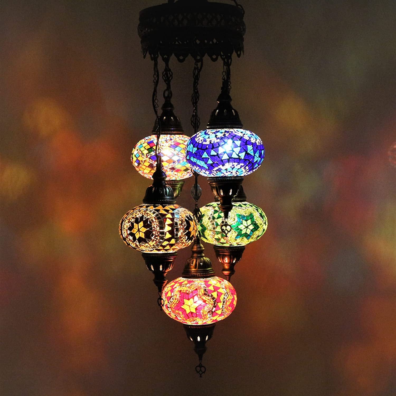 Mosaik Hängelampe Lampe Orientalische Marokkanische | Etsy