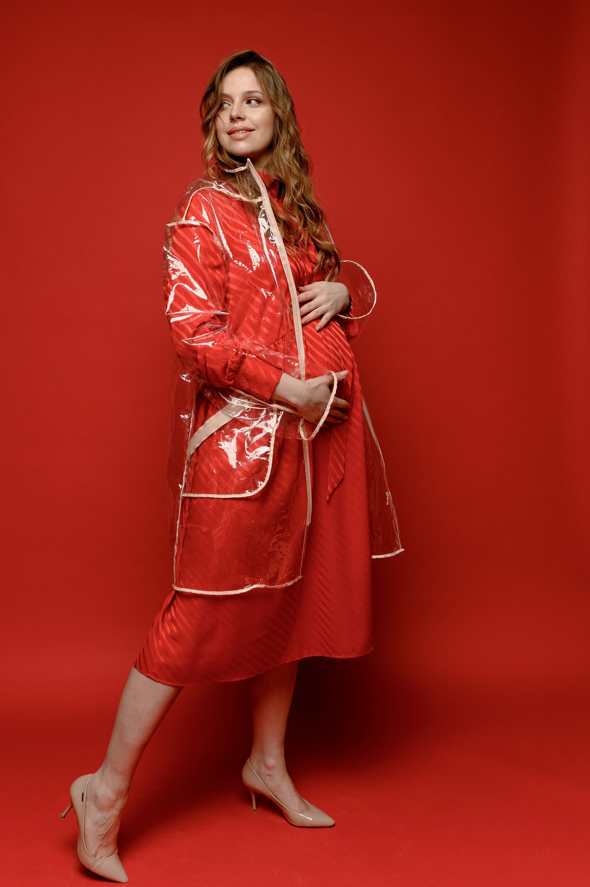Maternity Transparent Raincoat Vinyl Waterproof Women's - Etsy