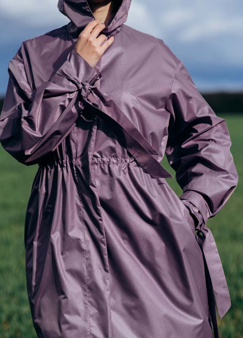 Women's Raincoat Premium Lavender Water Resistant - Etsy