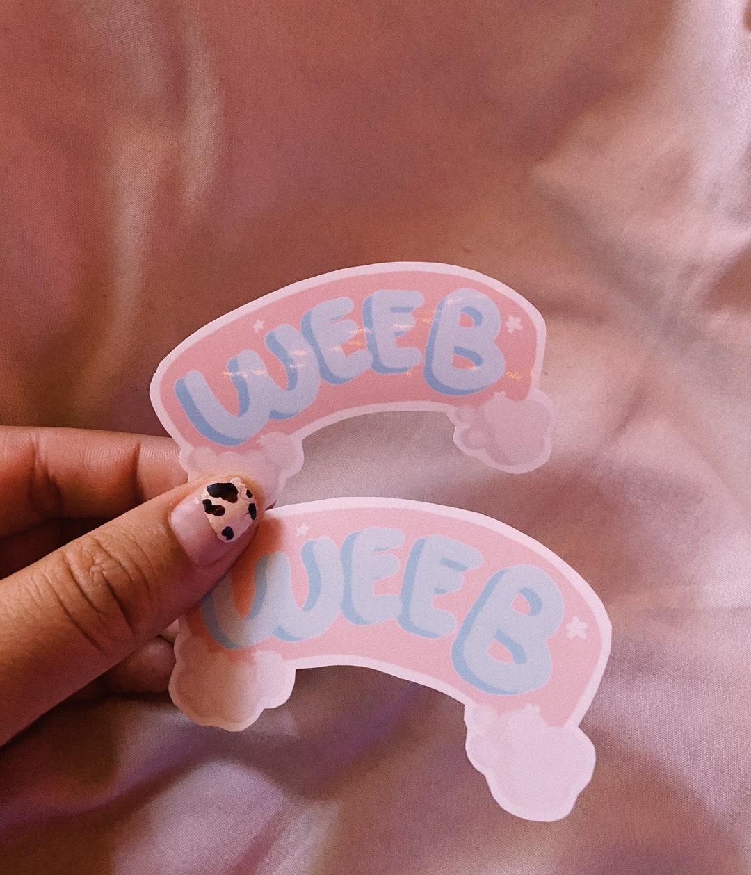 Weeb Cloud anime manga clouds stickers waterbottles - Etsy