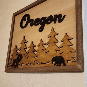 Oregon Laser Cut Wood Wall Decor - Etsy