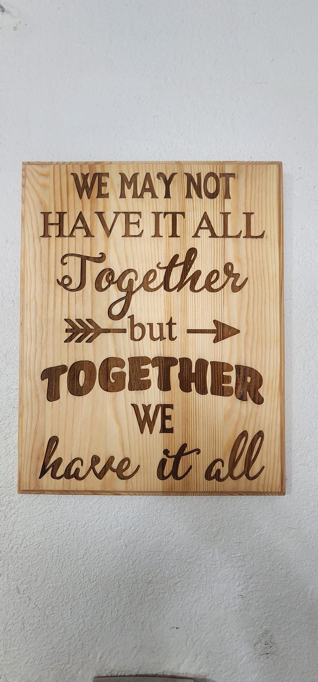 Laser Engraved Wood Wall Decor - Etsy