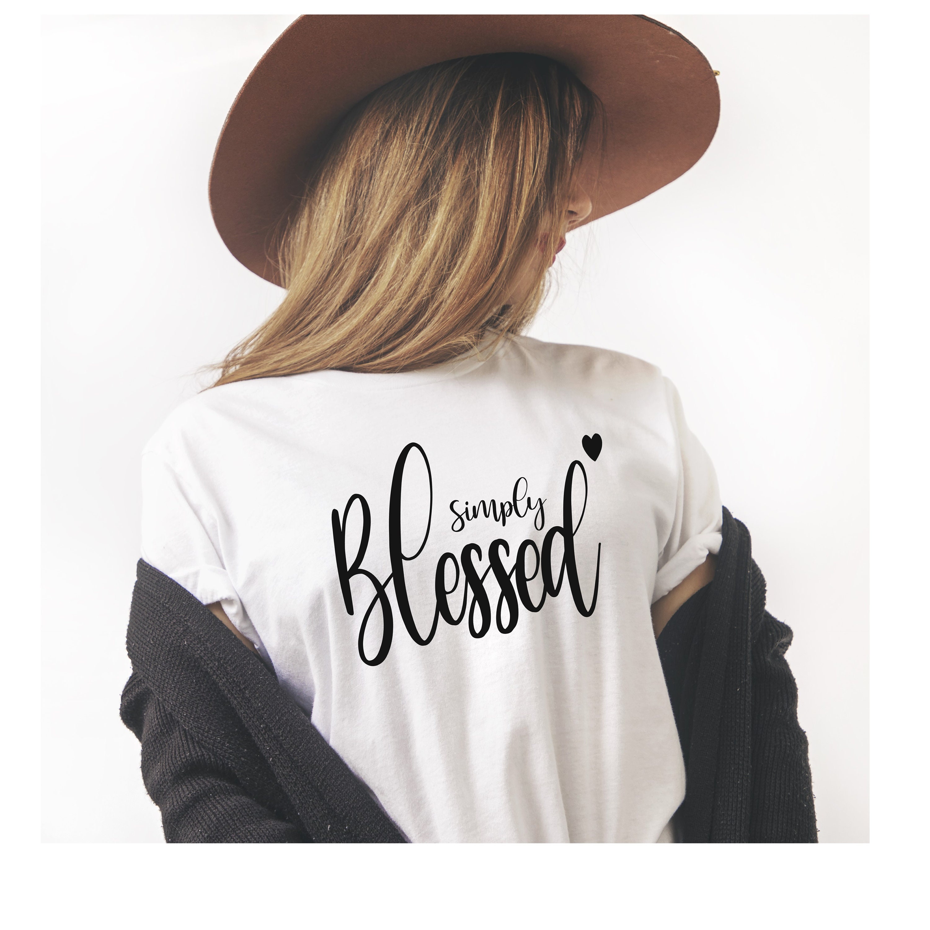 Simply Blessed Unisex T Shirt Cute Blessed T Shirt Faith Etsy
