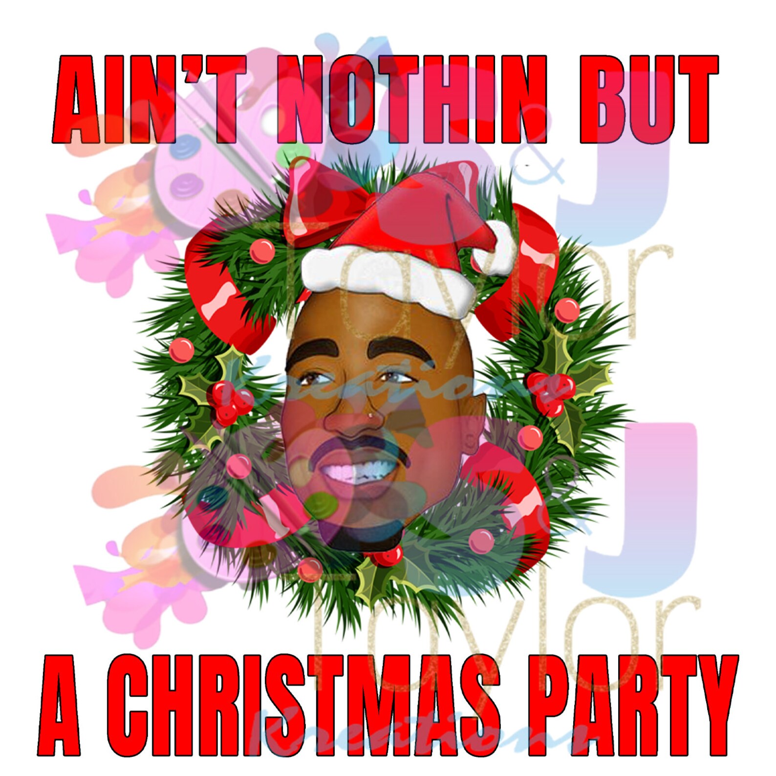 2Pac Christmas PNG | Etsy
