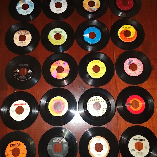 Vintage 7' Vinyl Records 45 RPM for Crafting or Decorating - Etsy