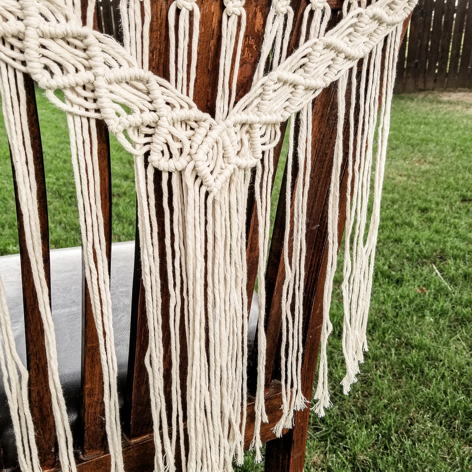 Boho Macrame Chair Backs - Etsy