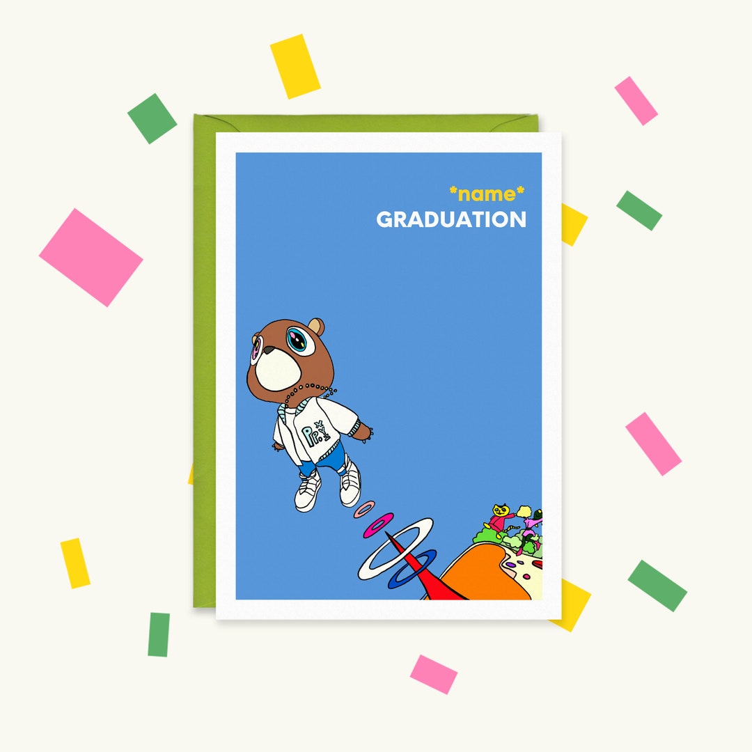 Kanye West Graduation - Kanye Graduation Album - Kanye Graduation Card ...