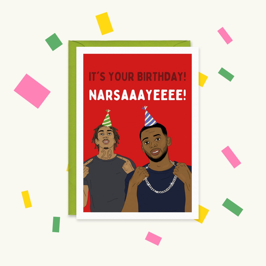 D-block Europe Card - DBE Birthday Card - Music Birthday Card - Rapper ...