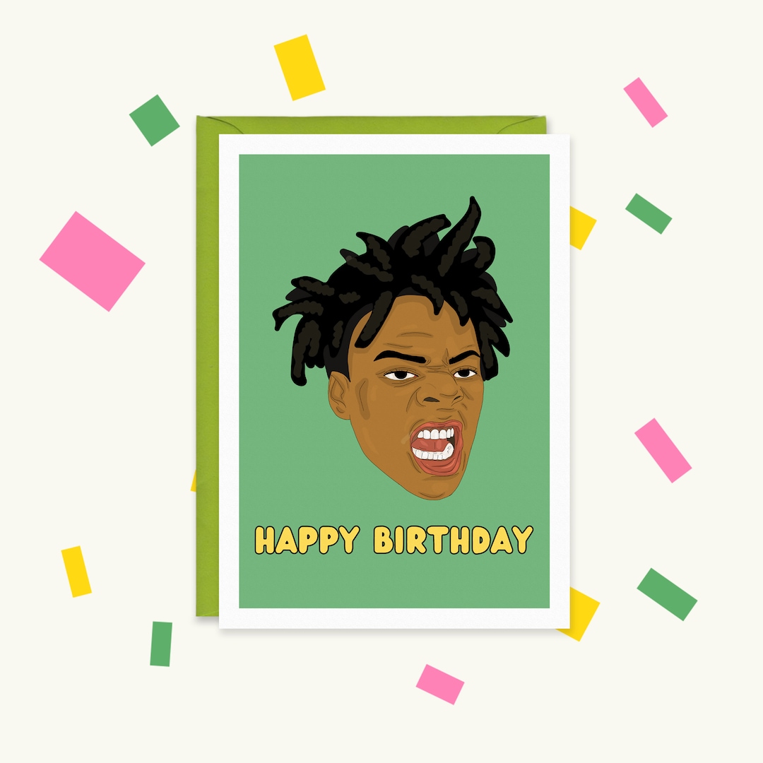 Ishowspeed - Ishowspeed Card - Funny Speed Card - Ishowspeed Streamer ...