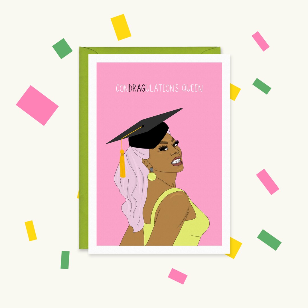Rupaul - Rupauls Drag Race - Rupaul Graduation Card - Funny Rupaul Card ...