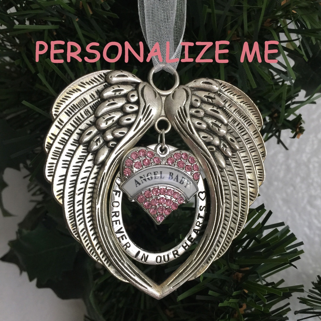 Angel Baby Memorial Ornament, Memorial Ornament, Guardian Angel ...