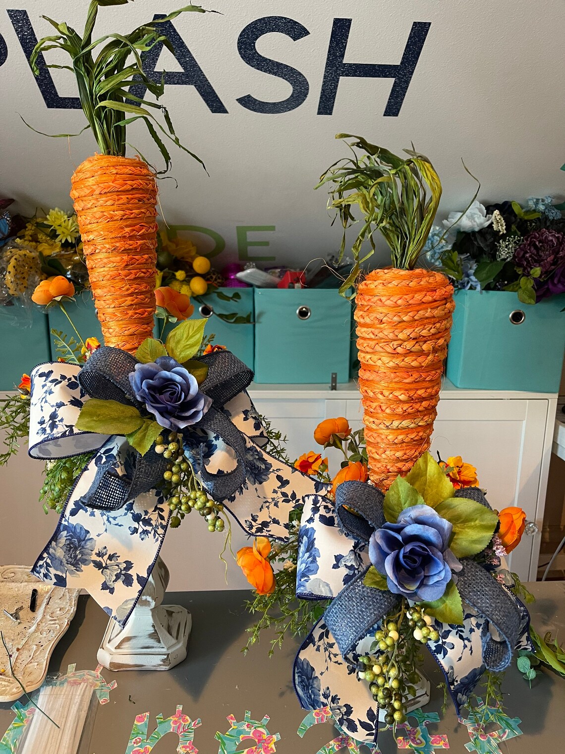 Easter Carrot Candlesticks Carrot Decor Easter Decor Carrot | Etsy