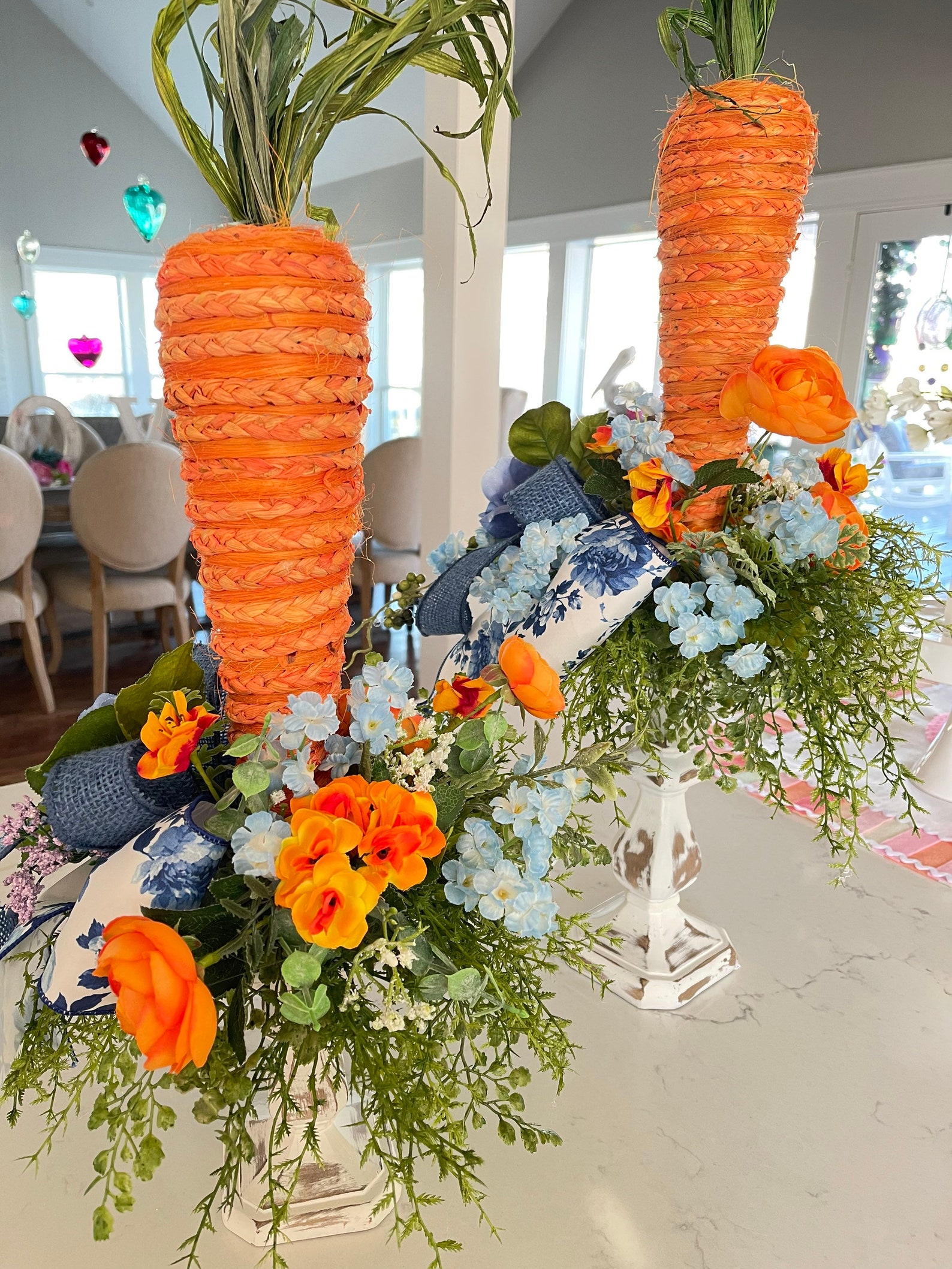 Easter Carrot Candlesticks Carrot Decor Easter Decor Carrot | Etsy