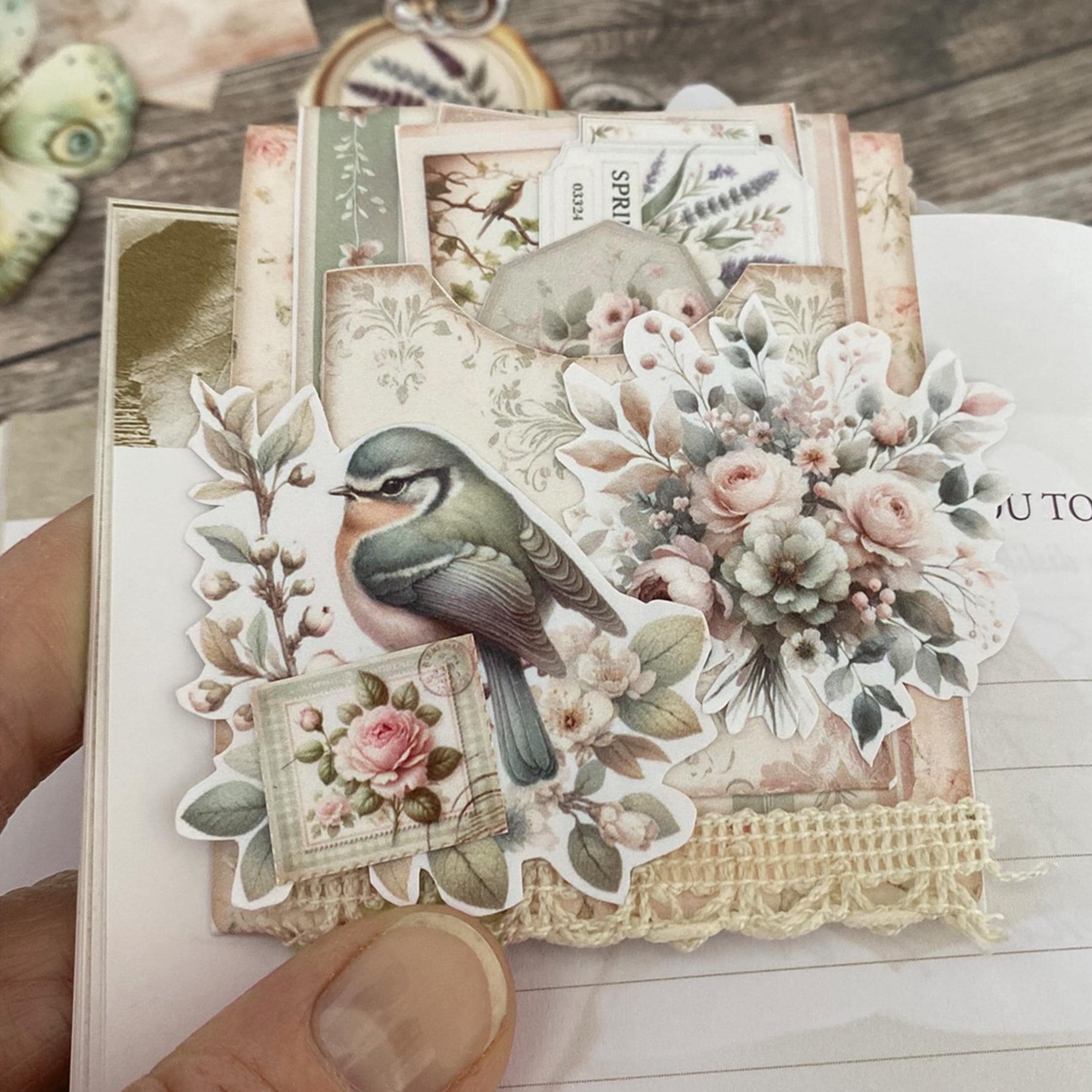 Vintage Hidden Paperclip Kit – Printable Junk Journal Embellishments ...