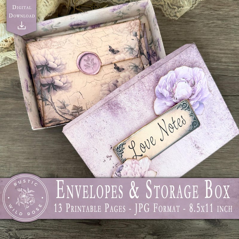Botanical Storage Boxes - Etsy
