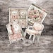Shabby Chic Floral Clipart – Vintage Rose Digital Download – Romantic ...