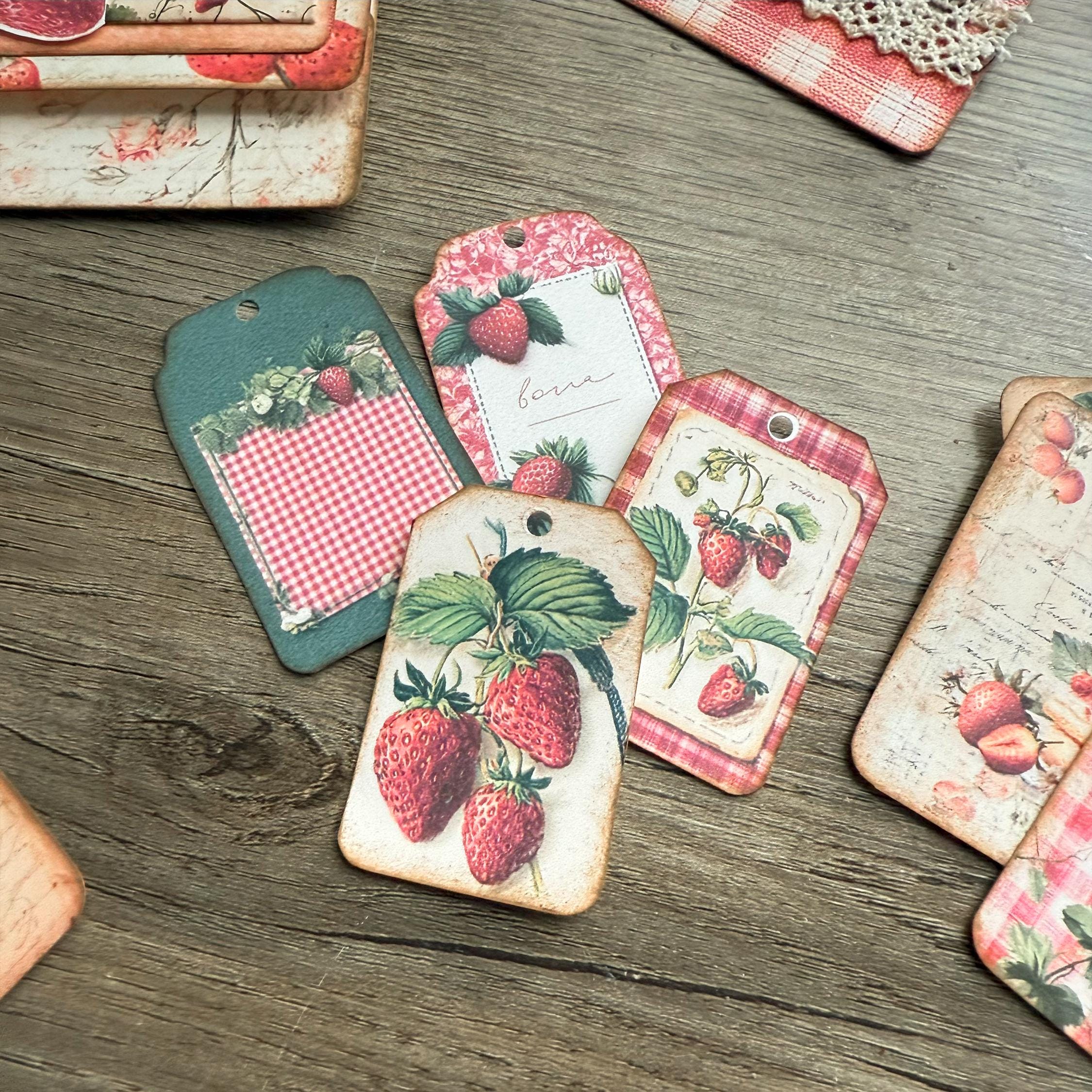 Strawberry Summer Hidden Paperclip Kit – Vintage Printable Ephemera ...