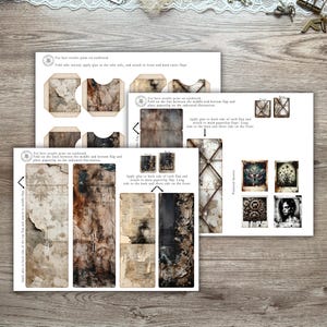 Digital Grunge Hidden Paperclips | Digital Junk Journal Ephemera ...