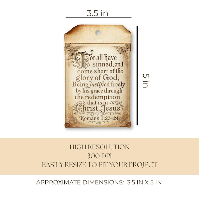 Digital Vintage Scripture Seed Packet Kit – Printable Christian ...