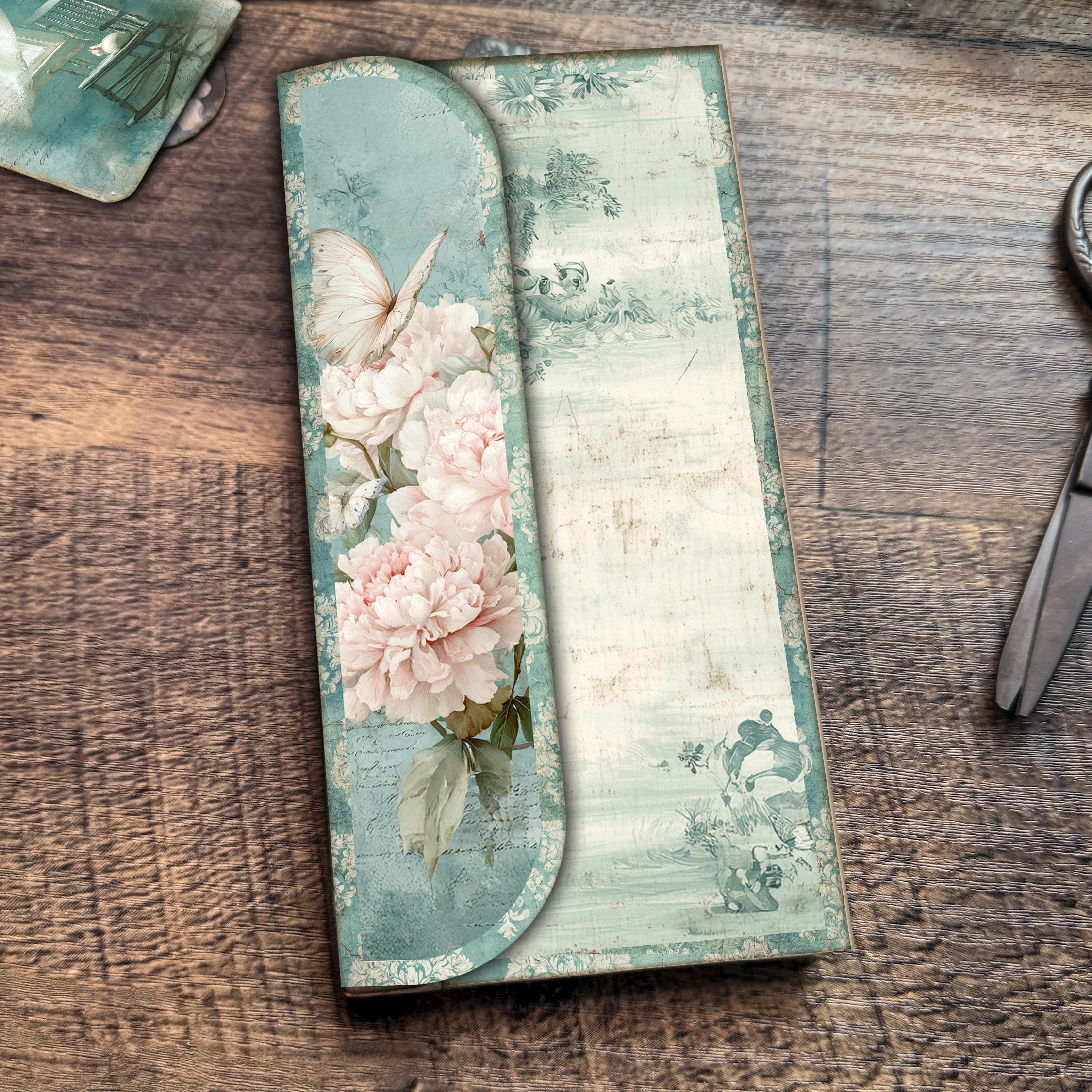 Shabby Chic Waterfall Folio – Printable Junk Journal Folio Kit ...