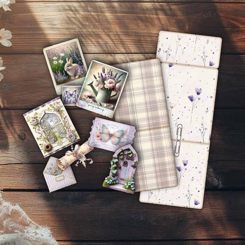 Vintage Hidden Paperclip Kit – Printable Junk Journal Embellishments ...