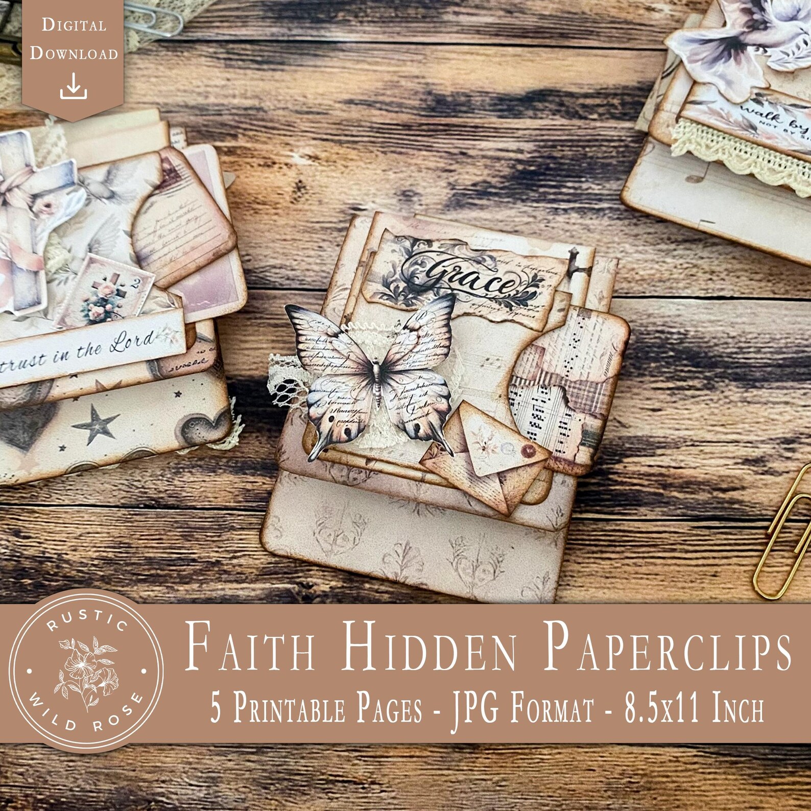 Digital Printable Faith-inspired Hidden Paperclips – Christian Junk ...