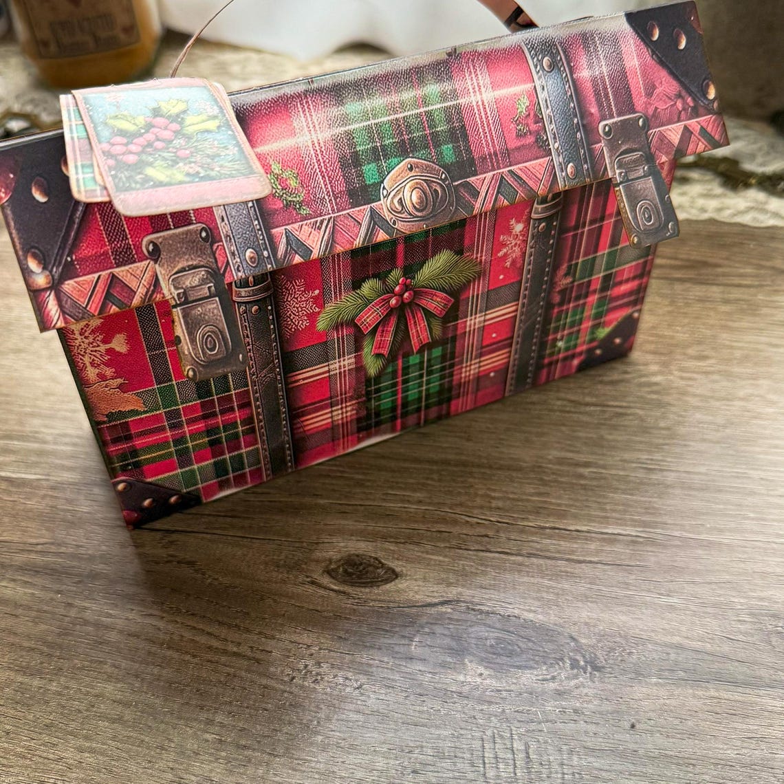 Vintage Christmas Keepsake Case | Printable Storage Box Kit | Digital ...