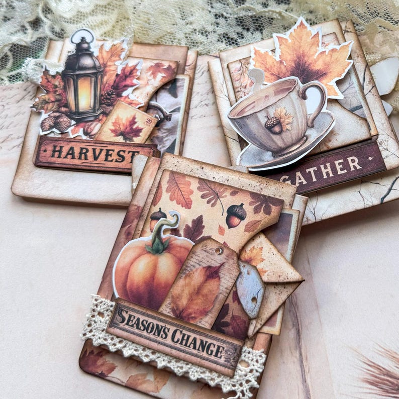 Digital Autumn Hidden Paperclips Kit – Fall Junk Journal Ephemera ...