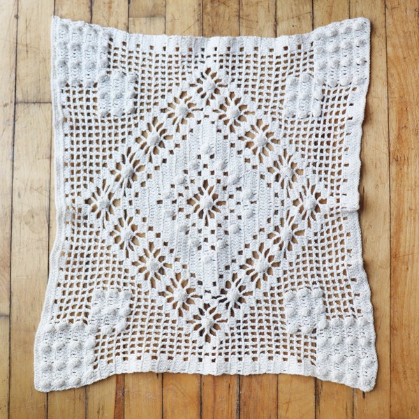 Square Crochet Doily - Etsy