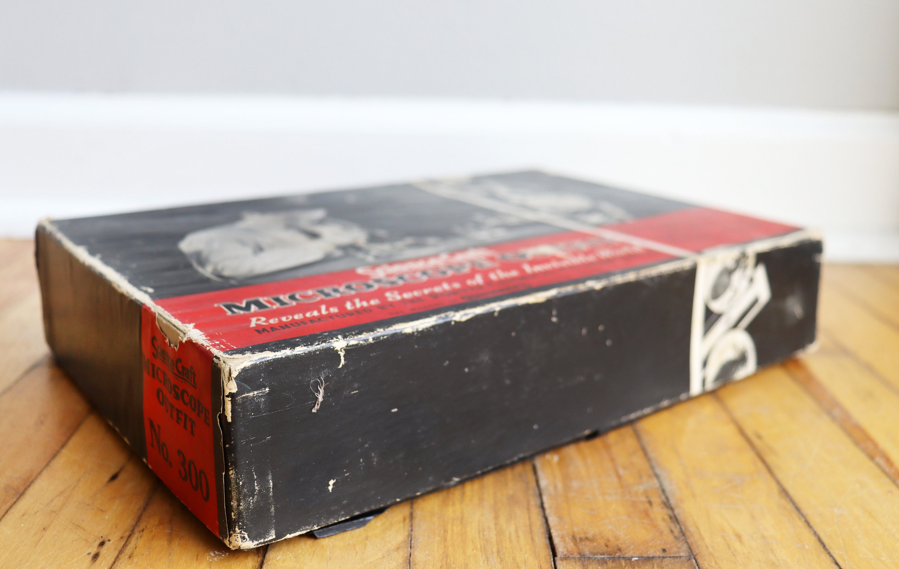 Vintage Microscope Outfit/kit Childrens Microscope Kit Vintage Science ...