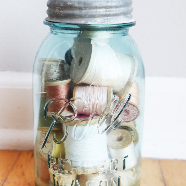 Blue Ball Jars - Etsy