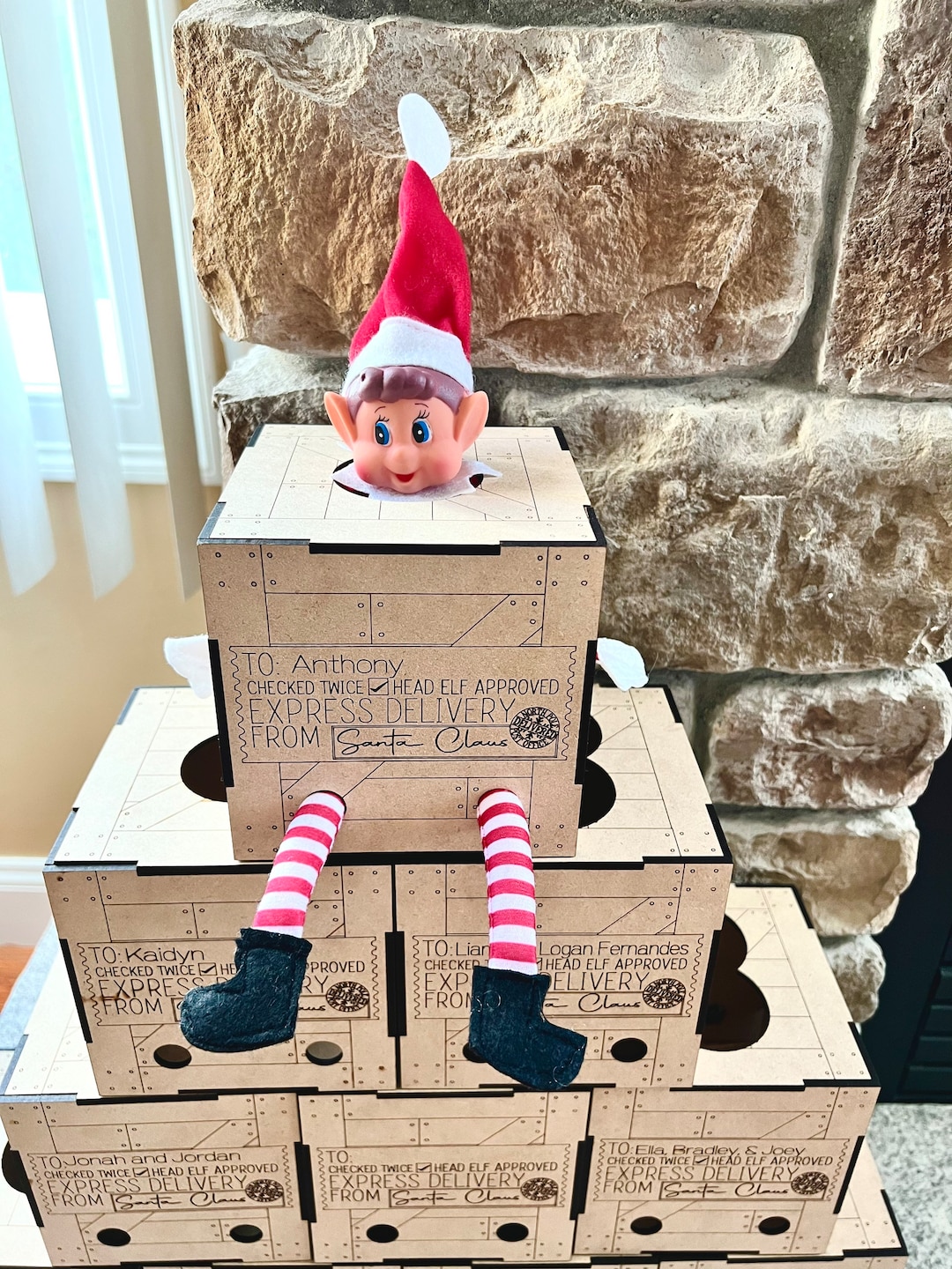 Elf Arrival Crate | Elf Shipping Box | Elf Box | Elf Accessories | Elf ...